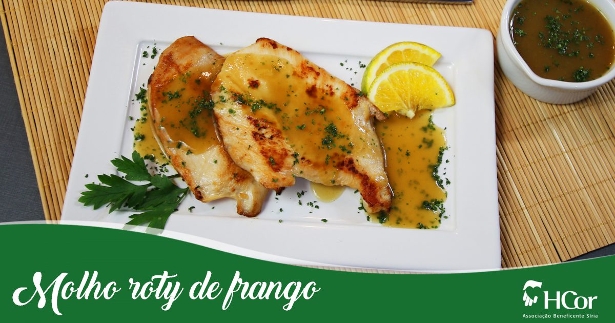 Receita de molho roty de frango | HCor